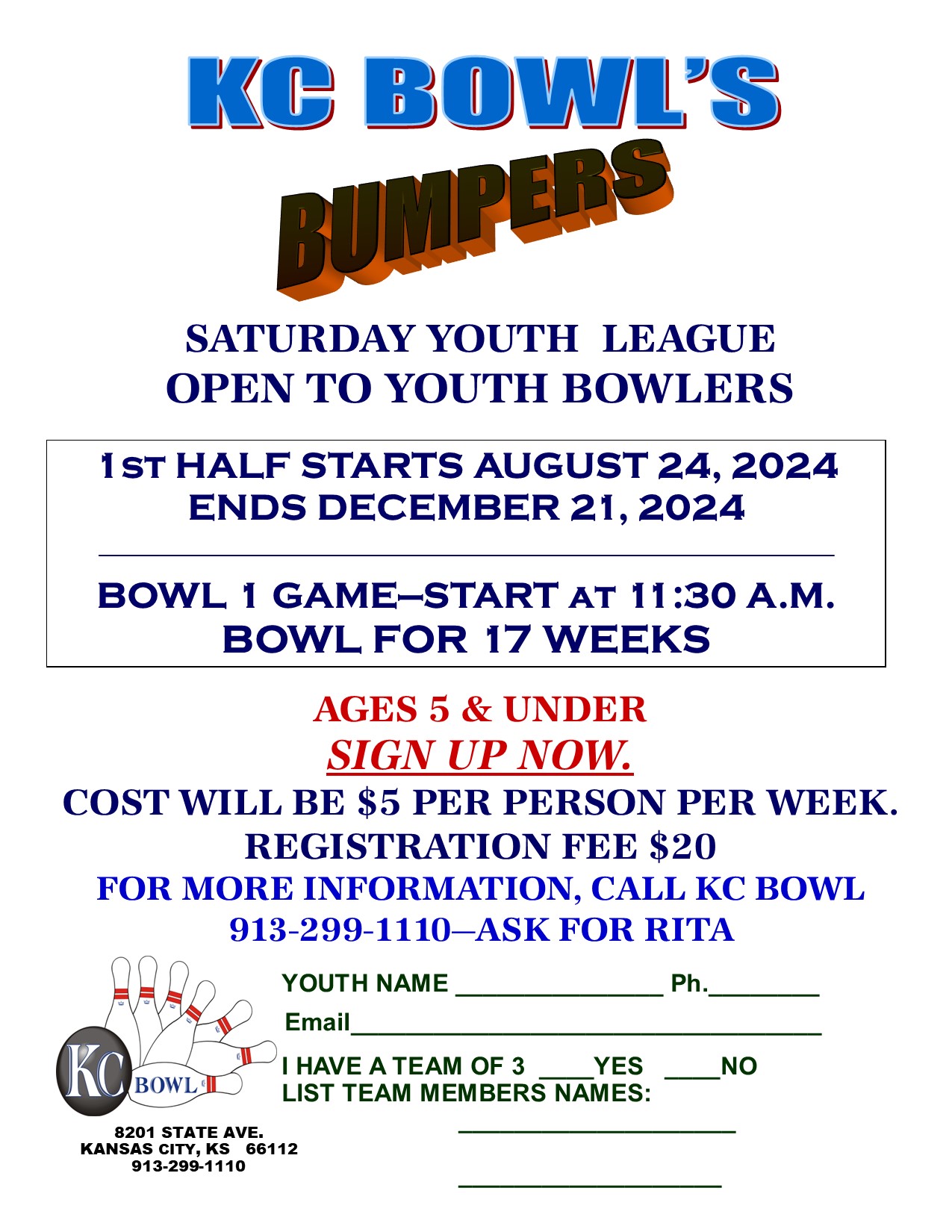 KC Bowl > Leagues