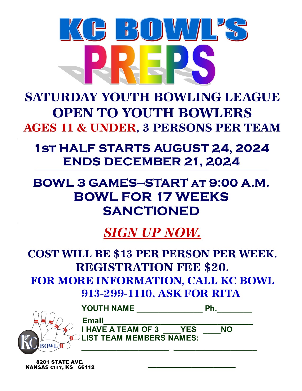 KC Bowl > Leagues